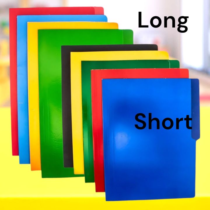 Colored Plain Folder Short And Long | Lazada PH