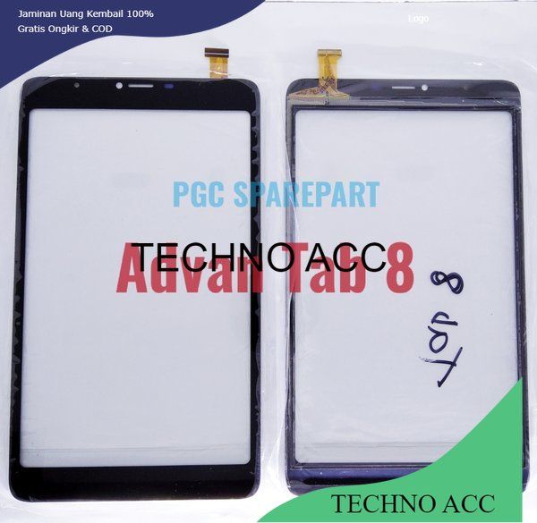 Touchscreen Advan Tablet Tab 8 - 8001-8002-8003-GALILEA-GTAB 8 Kaca ...