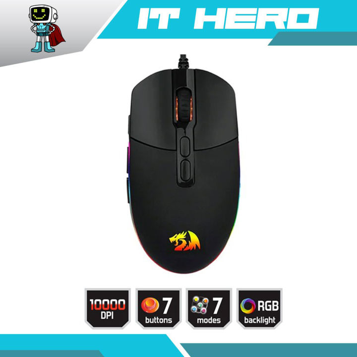 Redragon M719 Invader RGB USB Gaming Mouse | Lazada PH