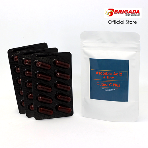 Guard-C Plus Ascorbic Acid + Zinc (30 CAPSULES) | Lazada PH