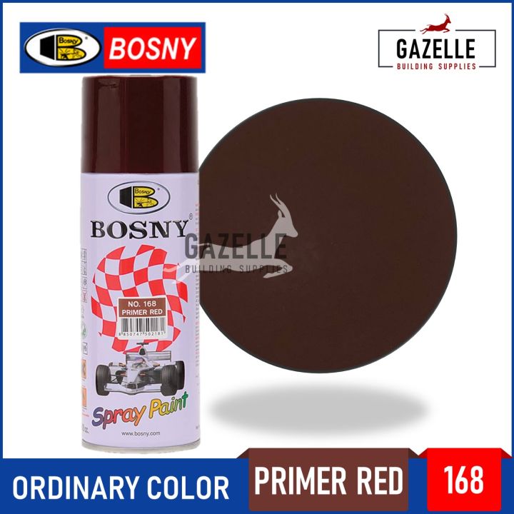 Bosny Acrylic Spray Paint - #168 Primer Red | Lazada PH