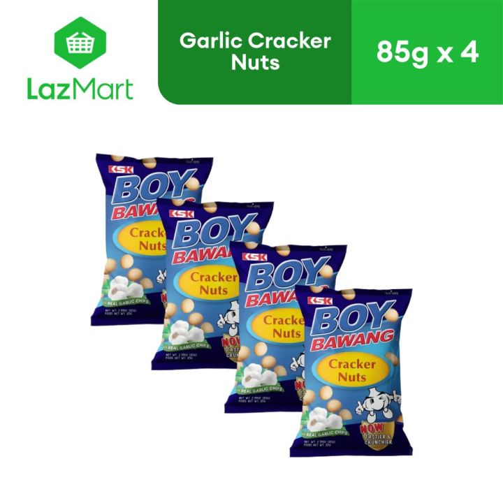Boy Bawang Cracker Nuts 85g x 4 | Lazada PH