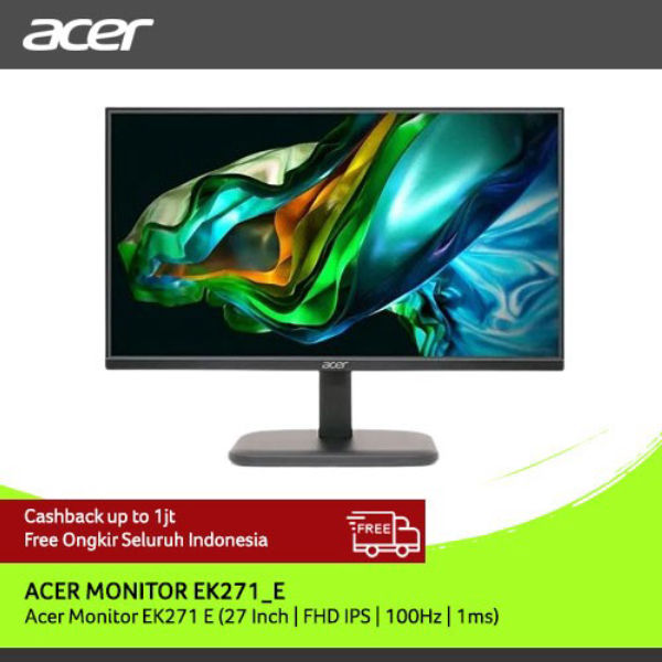 ACER MONITOR EK271 E 27 INCH FHD IPS 100Hz 1ms | Lazada Indonesia