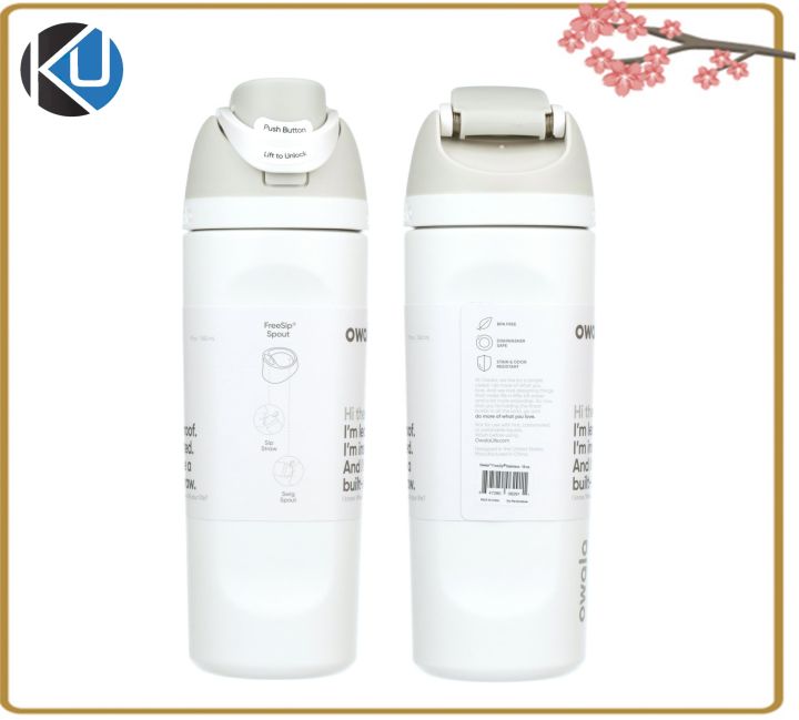 Owala FreeSip Insulated Stainless Steel Water Bottle 19-Ounce (562ml) 19oz | Lazada Singapore