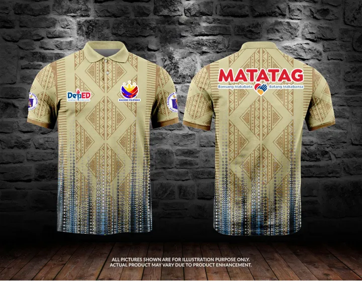 DEPED MATATAG Polo Uniform Sublimation POLO-Shirt For Men And Women ...