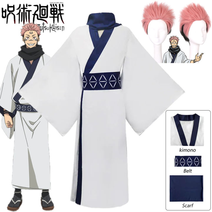 Anime Jujutsu Kaisen Ryomen Sukuna Cosplay Costume For Men Full Set ...