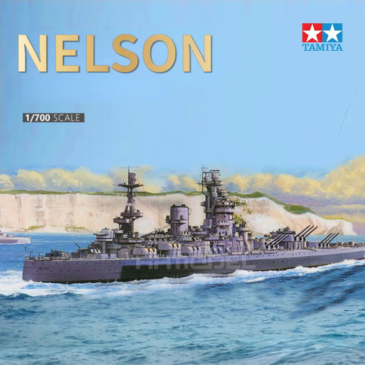 Tamiya 77504 Ship Model 1700 Scale British Battleship Nelson Boat Model ...