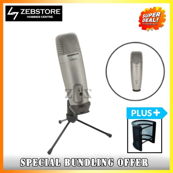 Mic microphone Samson C01U Pro Profesional USB Studio Condenser ...