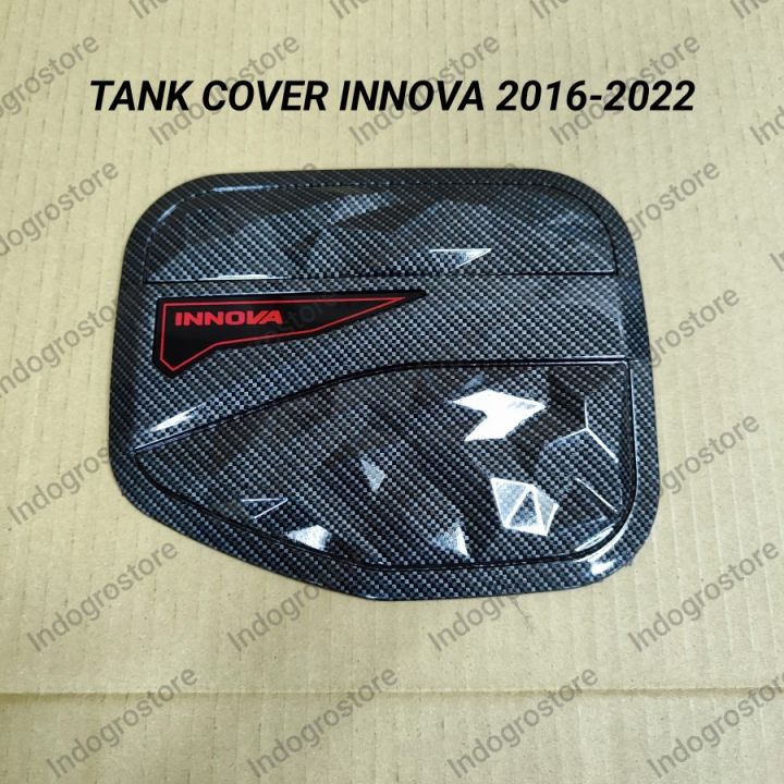 Tank Cover Tutup Tangki Carbon Mobil All New Innova Reborn 2016 2017 2018 2019 2020 2021 2022 ...