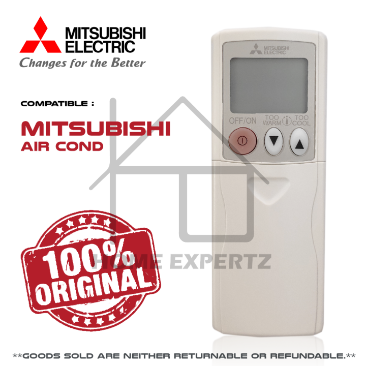 【ORIGINAL】MITSUBISHI AIR CONDITIONER REMOTE CONTROL *PLEASE READ ...