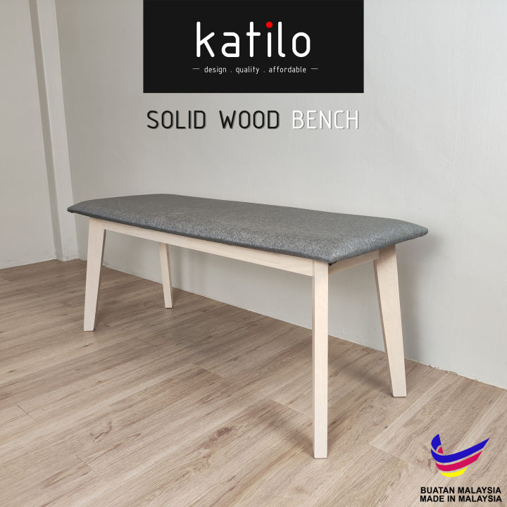 AUSTON Bench Chair / Dining Chair / Solid Wood Bench / Living Room ...