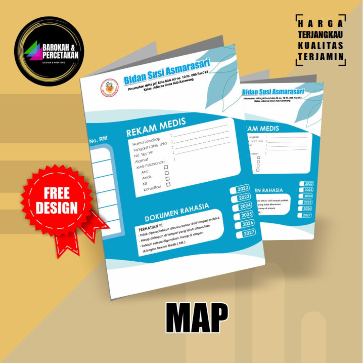 CUSTOM MAP REKAM MEDIS / MAP SEKOLAH / MAP PUSKESMAS / MAP KLINK / MAP ...