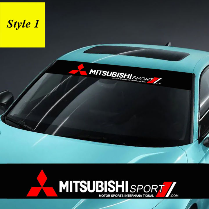 Car Front Windshield Sticker for Mitsubishi ASX EVO Lancer Montero ...