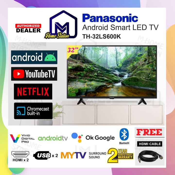 NEW Panasonic 32" Android Smart LED TV WIFI TH-32LS600K / TH-32HS550K ...