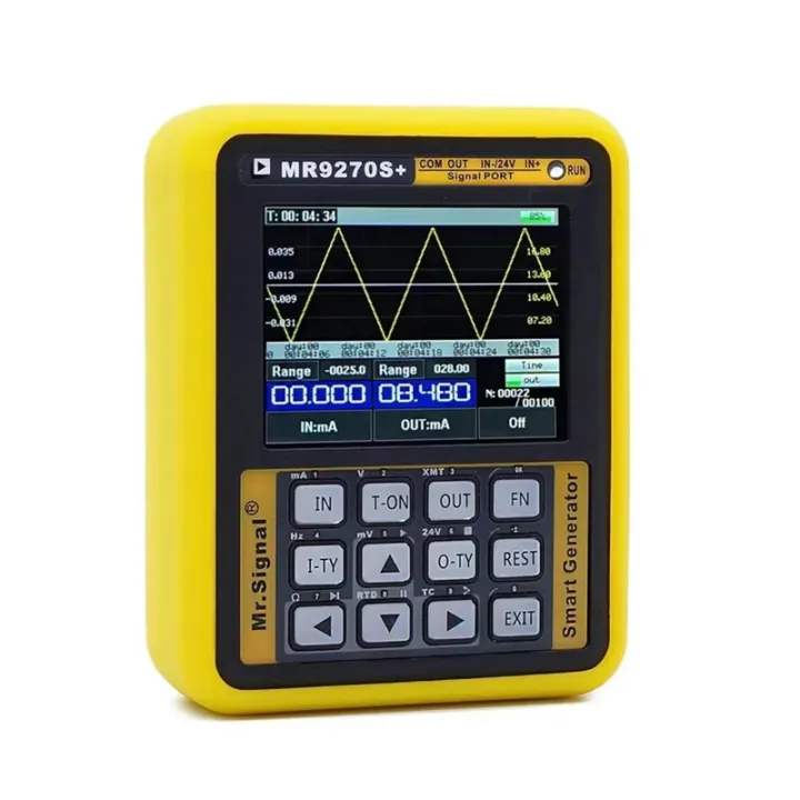 Handheld MR9270S+ 4-20MA Signal Generator Calibrate Current Voltage ...