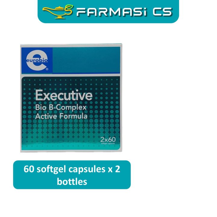 Eurobio Executive Bio B-Complex Active Formula 2x60s EXP:05/2026 ...