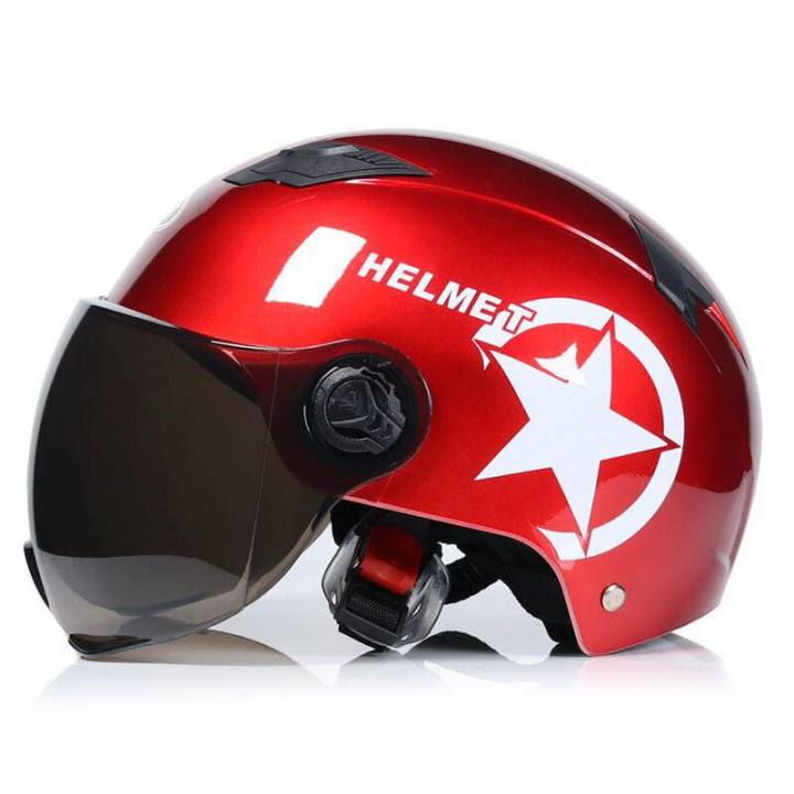 Motorcycle Bike Helmet Half Face | Lazada PH