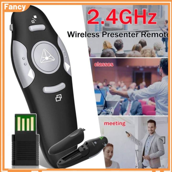 Fancy store PowerPoint pointer Presenter 2.4GHz Wireless USB RF Remote ...
