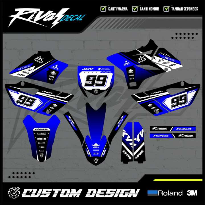 DECAL YZ 85 FULL BODY STIKER YZ 85 DECAL GTX STIKER FREE CUSTOME DESIGN ...