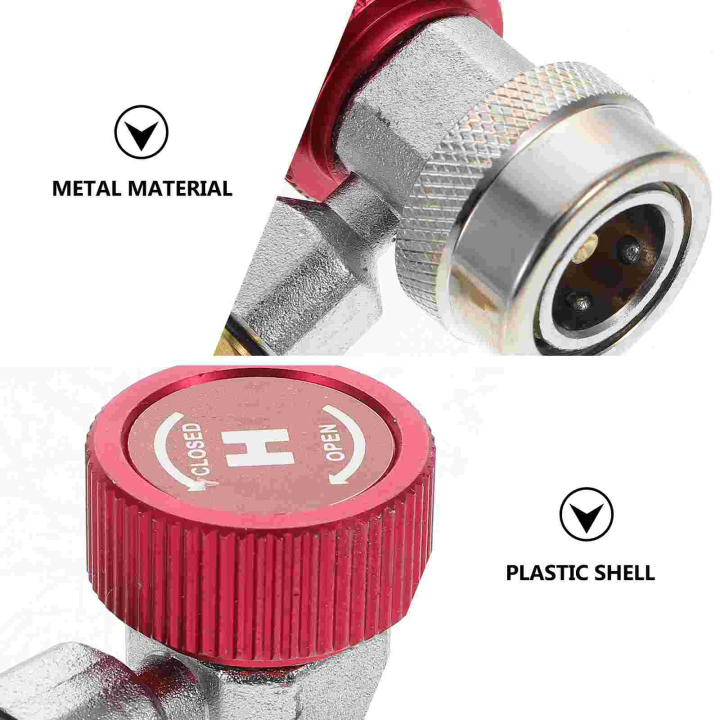 [TWOS] R134A Adapter Coupler Quick Ac Connector Kit Hose Refrigerant ...