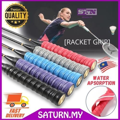 【STN】Badminton Grips Racket Tape Non-Slip 115cm Tennis Overgrip Squash ...