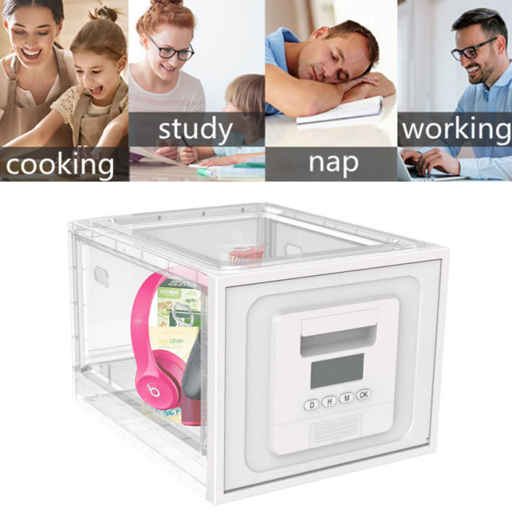 Timer Locking Phone Jail Timed Lock Box Locked Container Plastic Phone ...