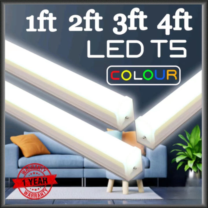 💥PROMOTION💥 LED T5 Complete Tube Lighting Set 4ft/3ft/2ft/1ft Different ...