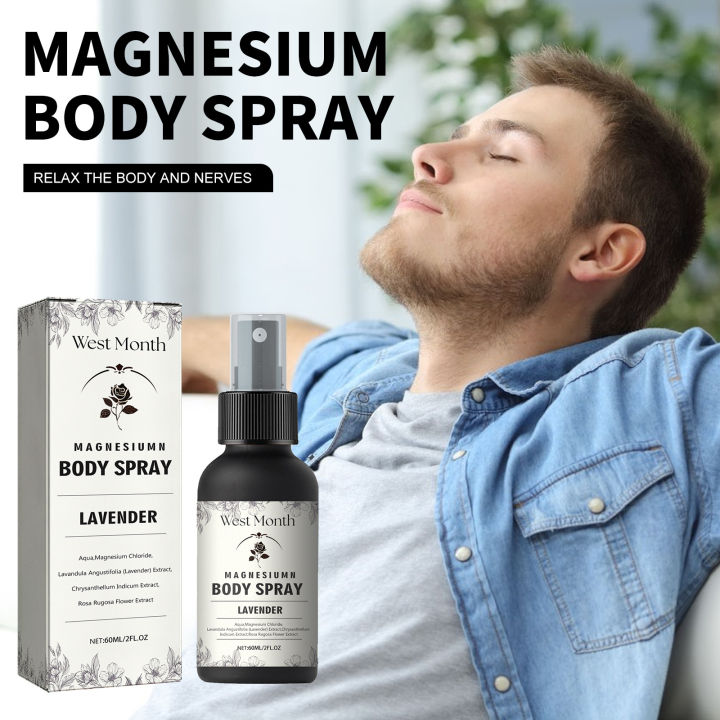 Magnesium Oil Body Spray Relaxing Fatigue Relieving Muscle Tension | Lazada