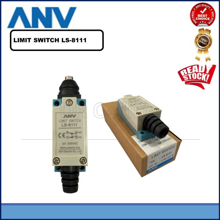 ANV LS 8 SERIES LIMIT SWITCH LS-8111 PUSH PLUNGE, (ANV-LS-8111) | Lazada
