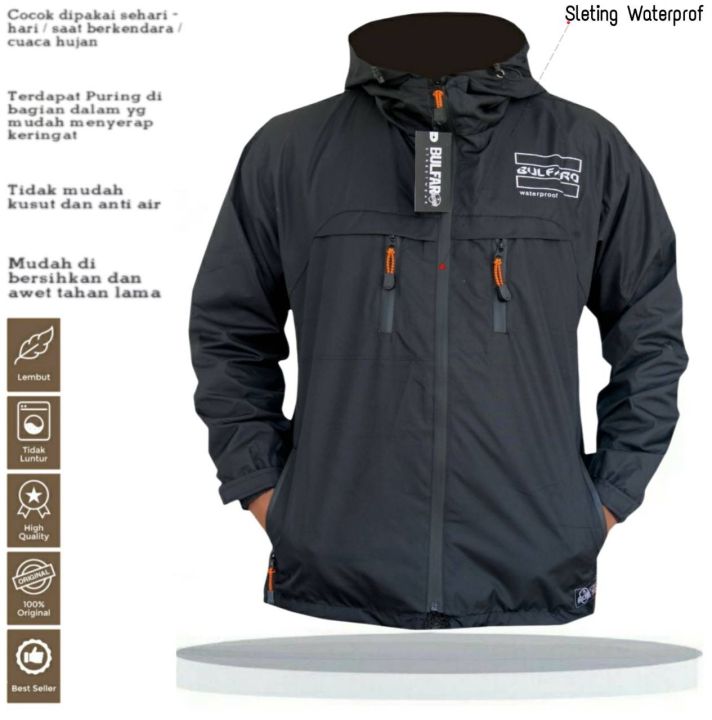Jaket Pria Parasut / Jaket Taslan WP Alonzo Bulfaro / Jaket Parasut ...