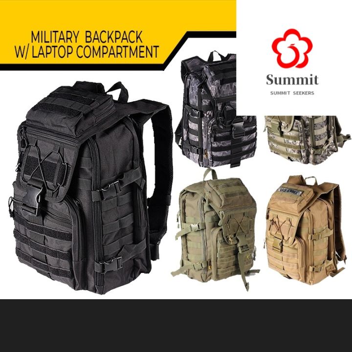 Outdoor Military Tactical Backpack Rucksack With Laptop Compartment ...