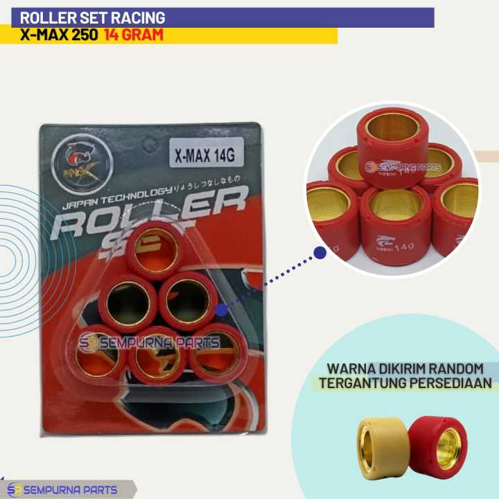 ROLLER SET RACING X-MAX 250 14 GRAM - SINDO | Lazada Indonesia