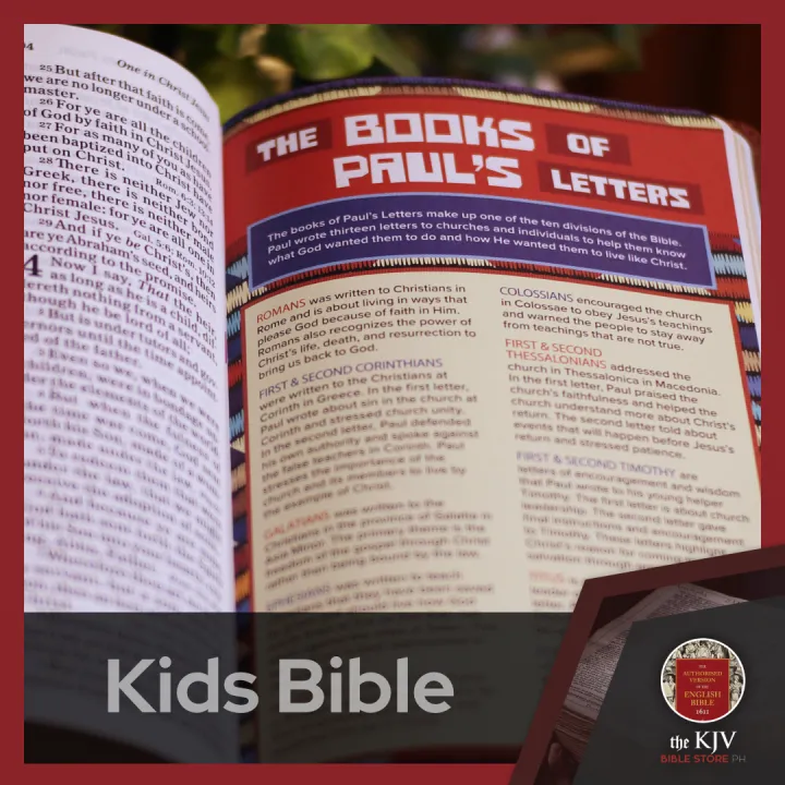 KJV Bible - Kids Bible, Full-Color Inserts, Maps and Study Helps ...