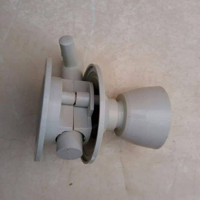 Kunci Pintu Kamar Mandi Plastik Handle Gagang Bulat Knob Putar Selot ...