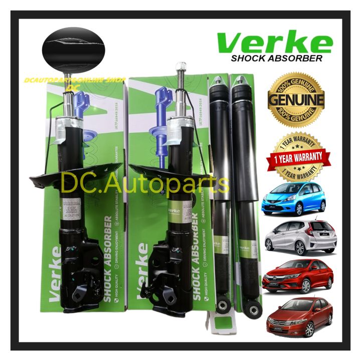 VERKE SHOCK ABSORBER HONDA CITY TMO T9A GM6 / TOO JAZZ T5A TF0 GK BRV ...