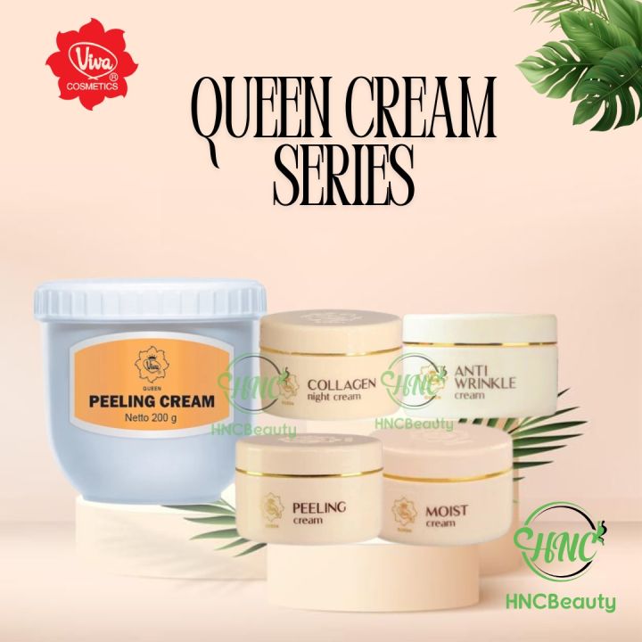 VIVA Queen Collagen Night Cream \ Anti Wrinkle Cream \ Moist \ Peeling ...