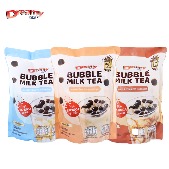 Dreamy Bubble Milk Tea 360g. ชานมไต้หวัน ชานมไข่มุก3in1 ชานมสไตล์ไต้หวัน ชานมไข่มุก ไข่มุกเหนี ...