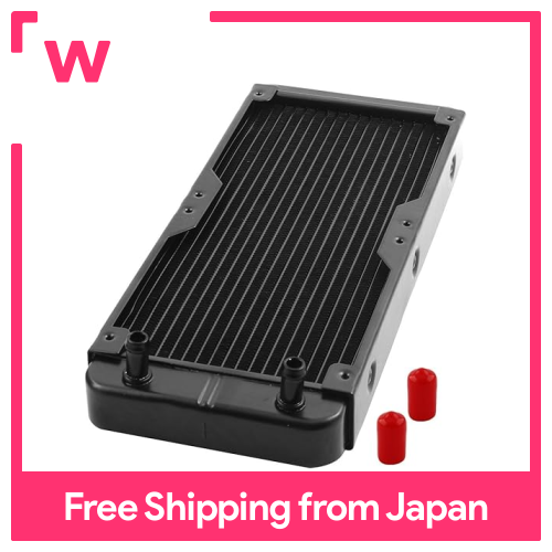 uxcell aluminum heat exchanger radiator 18 pipes water cooling radiator ...