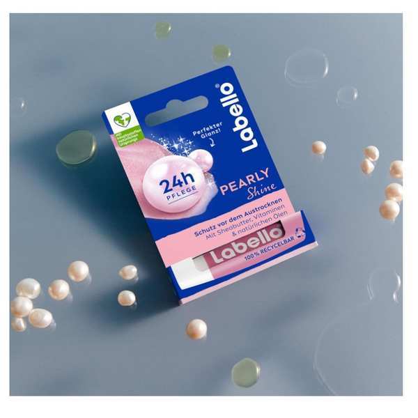 New packing German labello Pearl Shiny Lip Balm hydrating without ...