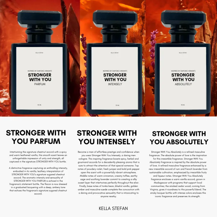 Stronger With You Collection Premium Quality Inspired Perfume for Men ...