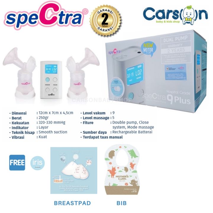 Spectra 9 Plus Breastpump Electric / Breast Pump Spectra 9 Plus ...