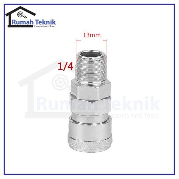 Quick Coupler 20 SM Kompresor Angin Dan Peralatan Pneumatic | Lazada ...