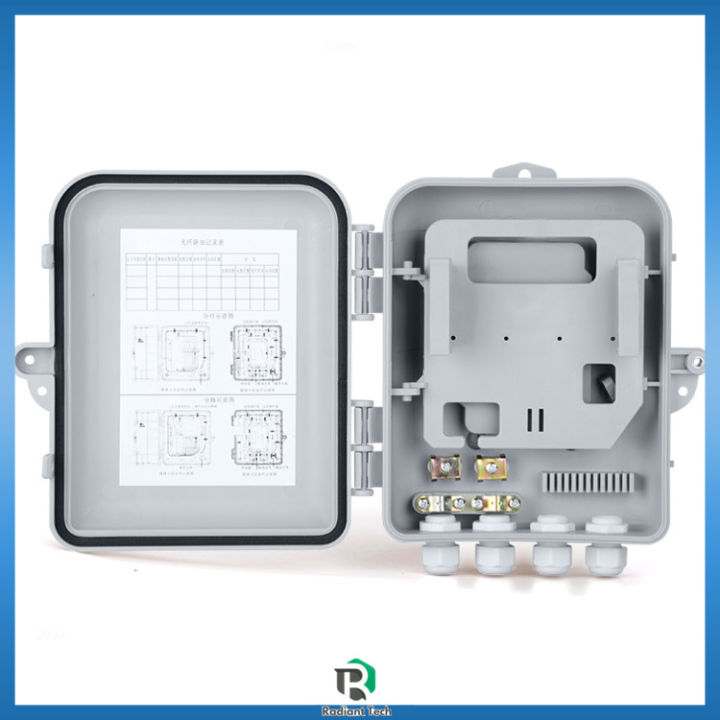 Nap Box 12 Core Fiber Optic PLC Splitter Box / FTTH adapter ...