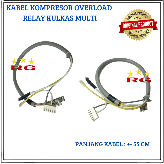 KABEL KOMPRESOR OVERLOAD RELAY KULKAS ORIGINAL | Lazada Indonesia