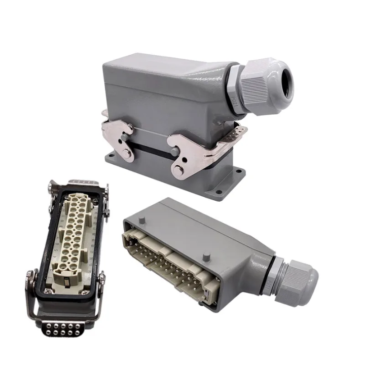 Heavy Duty Connectors HDC-HE-024-1/2/3/4 F/M 24pin Screw connection ...