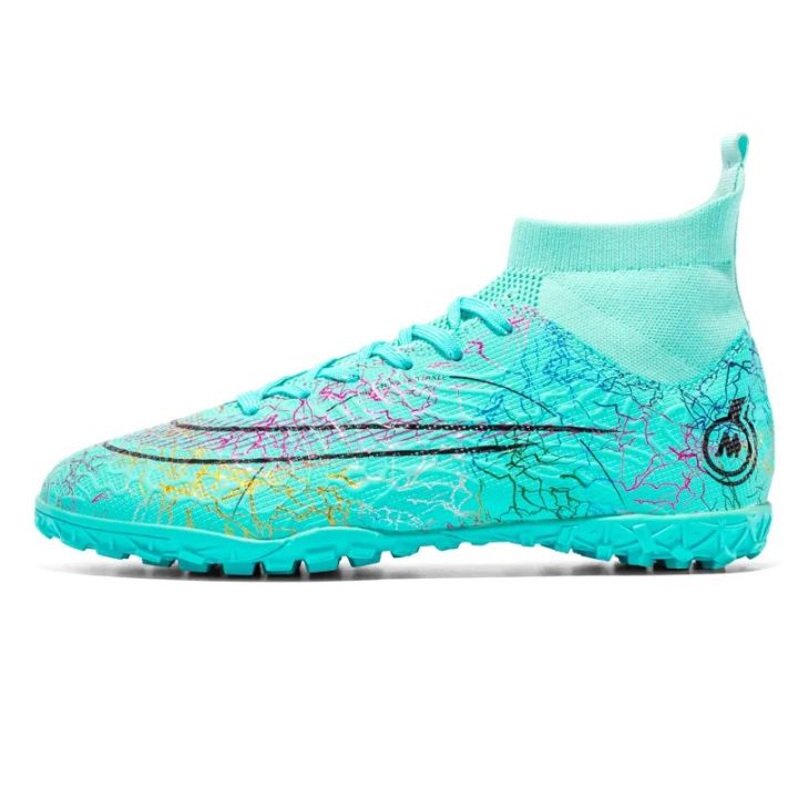 รองเท้าผ้าใบฟุตซอลรองเท้าฟุตบอลสำหรับผู้ชาย,2 Fg/tf รองเท้าสตั๊ดกันลื่น ...