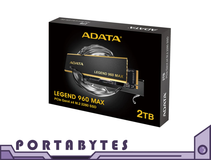 ADATA 2TB SSD Legend 960 Max with Heatsink 2TB PCIe Gen4x4 NVMe M.2 ...
