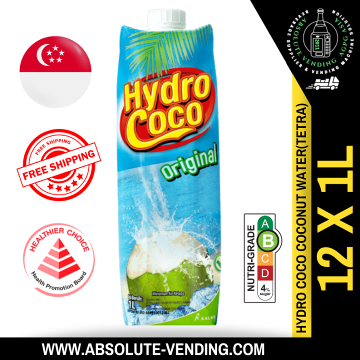 HYDROCOCO Coconut Water 1L X 12 (TETRA) | Lazada Singapore