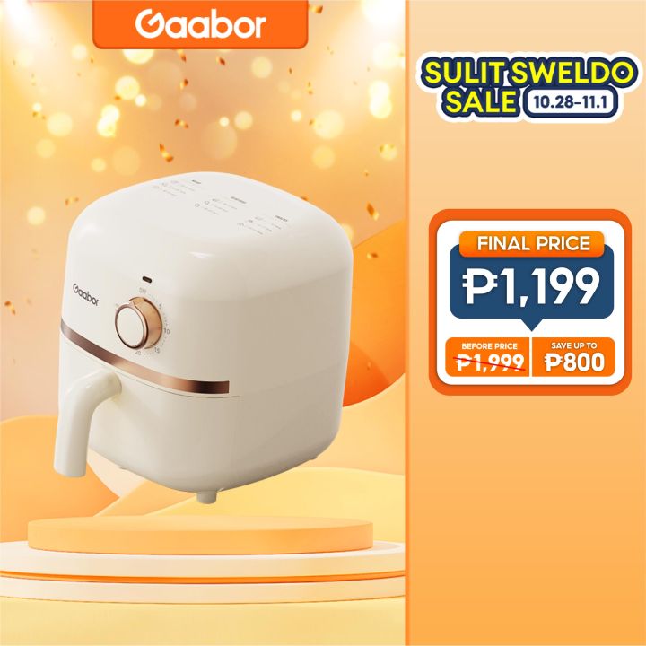 Gaabor Air Fryer Premium Portable Multi-Functional High Power Dorm ...