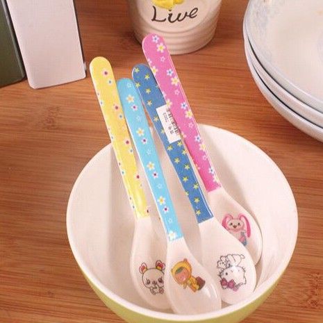 Sendok Makan Anak anak Motif Gambar Lucu Ukuran Besar 1pcs | Lazada ...